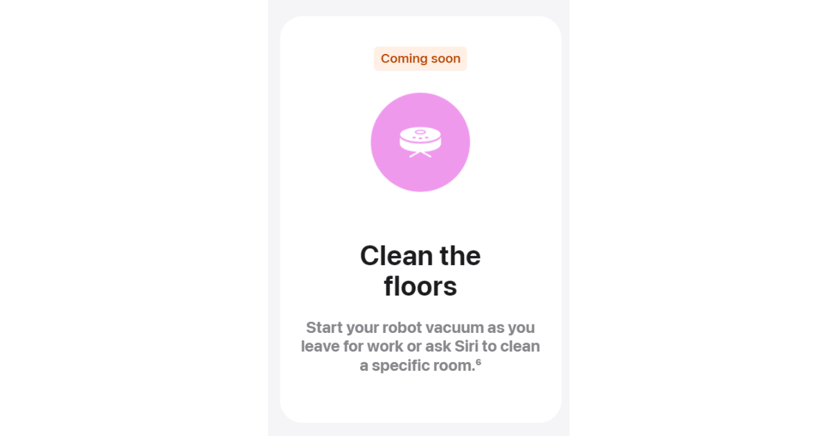 Apple Delays Robot Vacuum Control Feature for Home App | Vacuum Wars