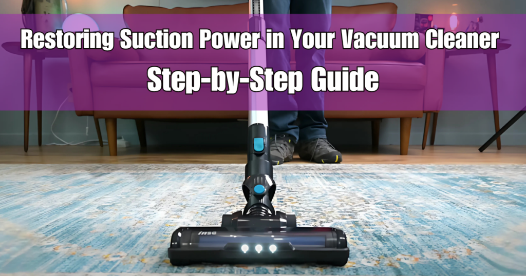Restoring Suction Power in Your Vacuum Cleaner: Step-by-Step Guide ...