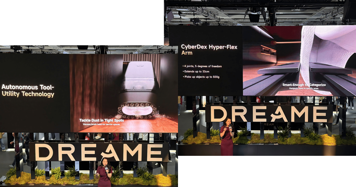 Dreame Cyber10 Ultra Debuts at IFA 2025 with Robotic Arm