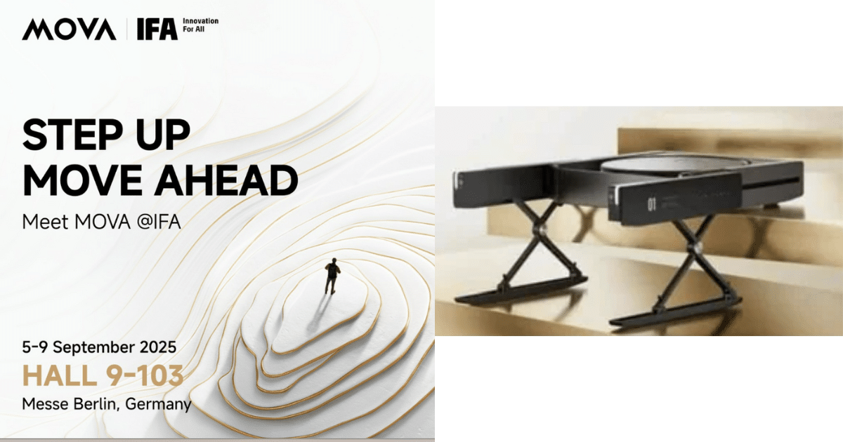 MOVA Teases Stair-Climbing and Robotic Arms on Robot Vacuums Ahead of ...