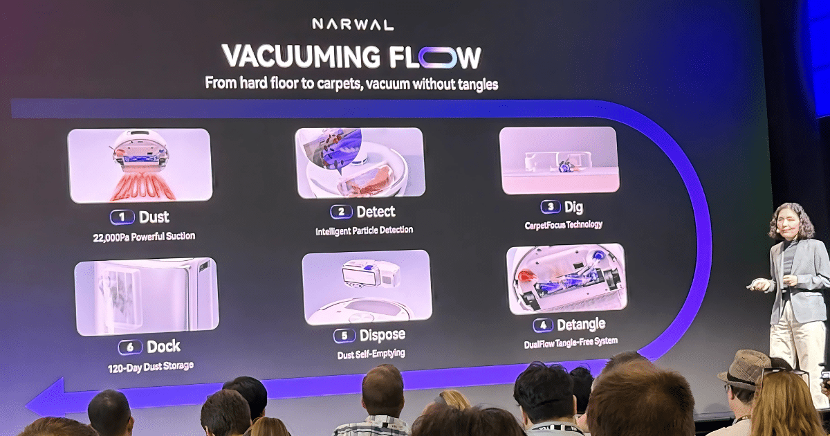 IFA 2025: Narwal Flow Robot Vacuum Showcases Smart Mopping Tech